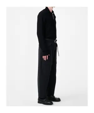 Studio Nicholson Ribbed High Neck Cardigan