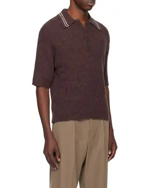 Our Legacy Traditional Knitted Polo Shirt