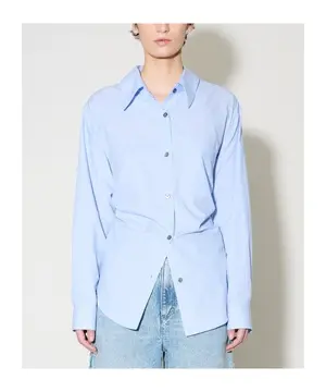Our Legacy Contrast Striped Cotton Shirt