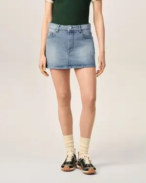 AMI Paris Mini Cotton Skirt