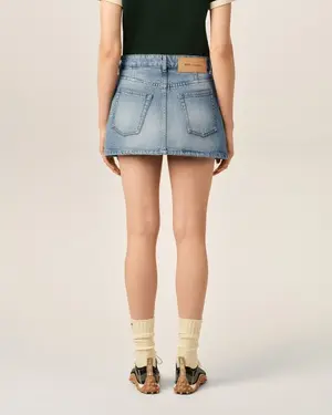 AMI Paris Mini Cotton Skirt