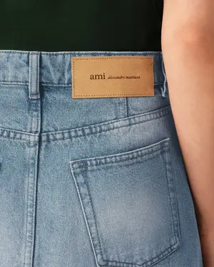 AMI Paris Mini Cotton Skirt