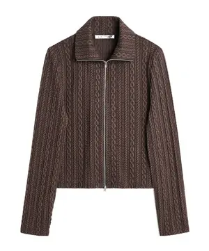 Our Legacy Patterned-jacquard Cardigan