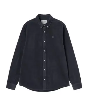 Carhartt Work In Progress L/s Madison Cord Shirt - Deep Navy