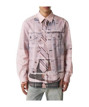 Acne Studios Trompe-l'œil Cotton Poplin Shirt