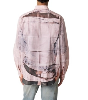 Acne Studios Trompe-l'œil Cotton Poplin Shirt