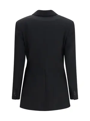 Loewe Draped Wool Jacket With Belt