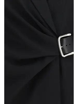 Loewe Draped Wool Jacket With Belt