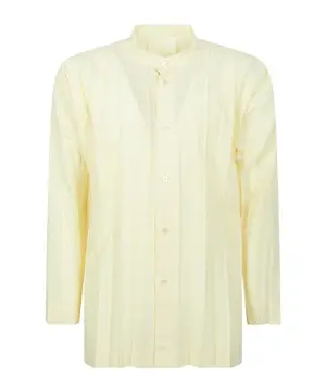 Issey Miyake Pleated Shirt - White