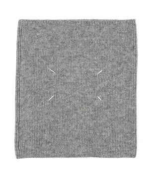 MAISON MARGIELA Lightweight Wool Scarf - Gray