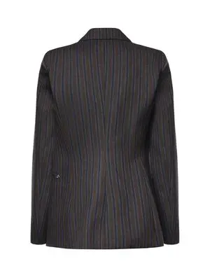 OTTOD'AME Striped Double-breasted Blazer