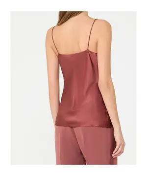 Max Mara Spaghetti-strap Top - Retro Rose