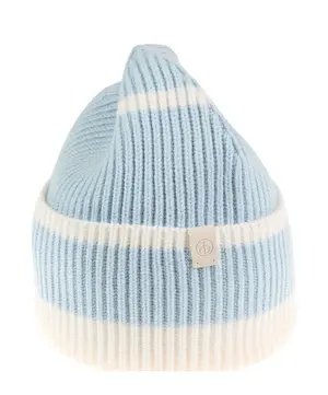 Rag & Bone Two-tone Knit Beanie - Blue