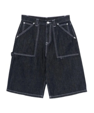 WRSTBHVR Contrast-stitch Denim Shorts - Blue