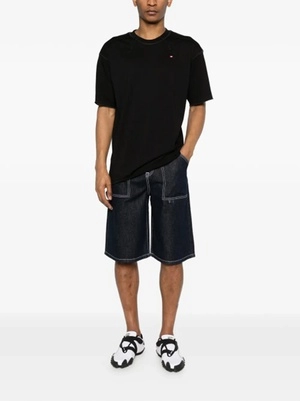 WRSTBHVR Contrast-stitch Denim Shorts