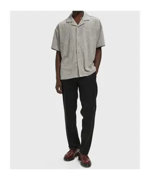 WRSTBHVR Fred Geometric-patterned Camp-collar Shirt