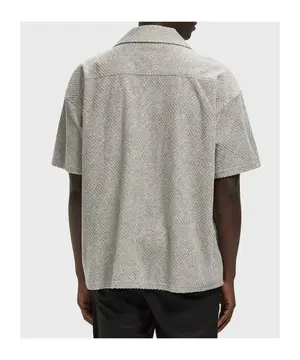 WRSTBHVR Fred Geometric-patterned Camp-collar Shirt