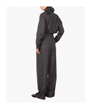 Officine Générale Elka Pleated Wide-leg Tailored Trousers