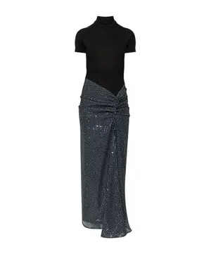 Christopher Esber Draped Sequin Maxi Dress