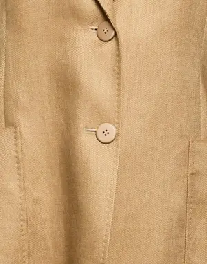 Max Mara Minimalist Linen Blazer