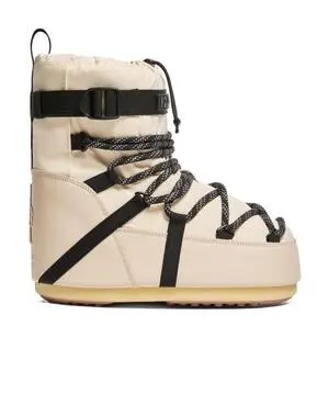 Moncler Moon Boot X Icon Low Snow Boot - Ivory