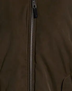 Dolce & Gabbana Minimalist Pilot Jacket With Zipper