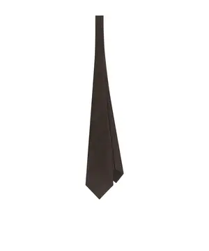 Dolce & Gabbana Satin Tie - Brown