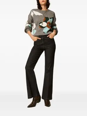 TWINSET Logo Casual Pants