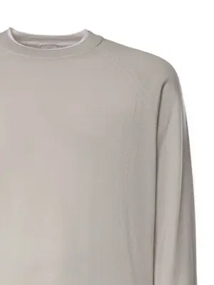 Eleventy Crewneck Raglan-sleeved Tipped-trim Jumper