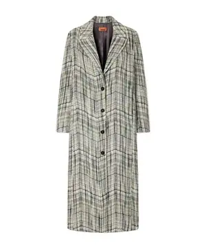 Missoni Striped Wool Coat - Gray