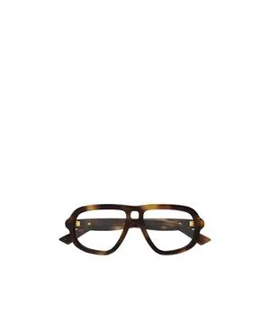 Bottega Veneta Sophia Ribbon Aviator Glasses - Medium Tortoiseshell