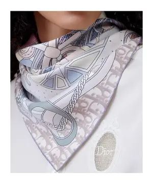 Dior Avenue90 Square Scarf