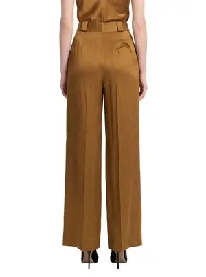 BLAZÉ MILANO Pleated Straight-leg Trousers