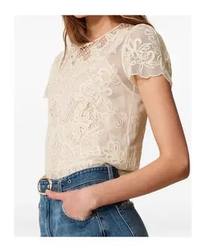 TWINSET Logo Denim Shorts