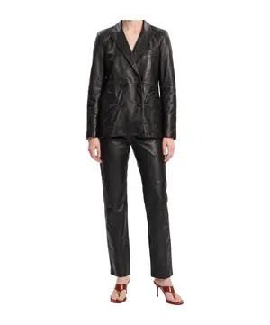 BLAZÉ MILANO Buttoned Straight-leg Pants