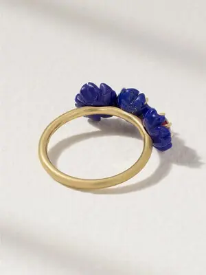 Irene Neuwirth 18-karat, Lapis Lazuli And Tourmaline Ring
