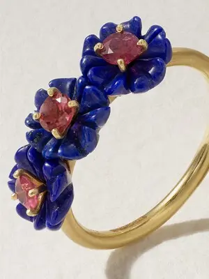 Irene Neuwirth 18-karat, Lapis Lazuli And Tourmaline Ring