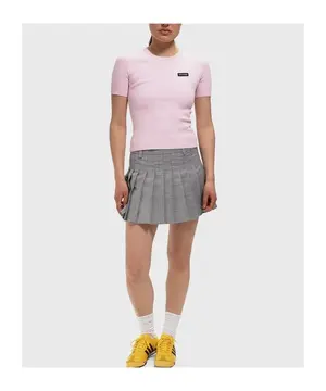 WRSTBHVR Logo-patch Short-sleeve Sweater