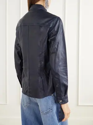 Isabel Marant Étoile Valdy Leather Shirt
