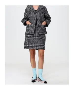 N.21 Houndstooth Skirt