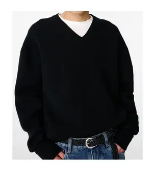 Studio Nicholson V-neck Long-sleeve Knit Top