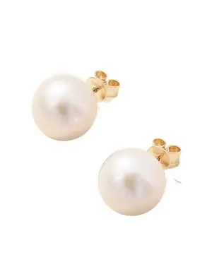 Sophie Bille Brahe 14-karat Recycled Gold Pearl Earrings
