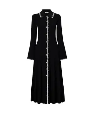 Simkhai Orelia Ribbed Midi Dress