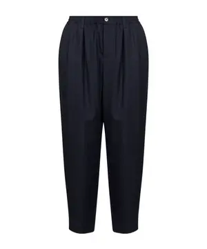 Marni Tapered Cropped Pants - Black