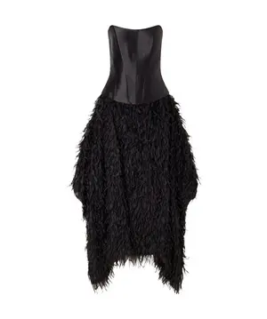 Simkhai Leanna Strapless Gown - Black