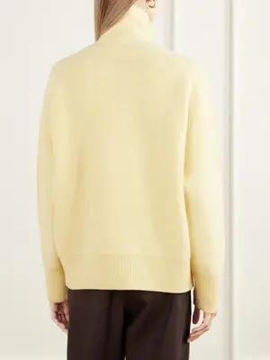 Guest In Residence Rib-trimmed Felted Jacket