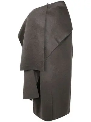 Soeur Finn Draped Wool Coat