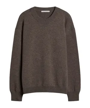 Studio Nicholson Crew-neck Long-sleeve Knit Top - Mouse