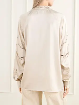 Isabel Marant Étoile Enelia Silk Blouse
