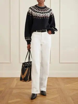 DÔEN Minimal Patterned Sweater